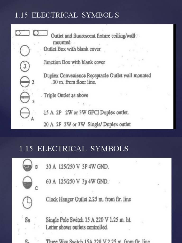 1.15 Electrical Symbols | PDF