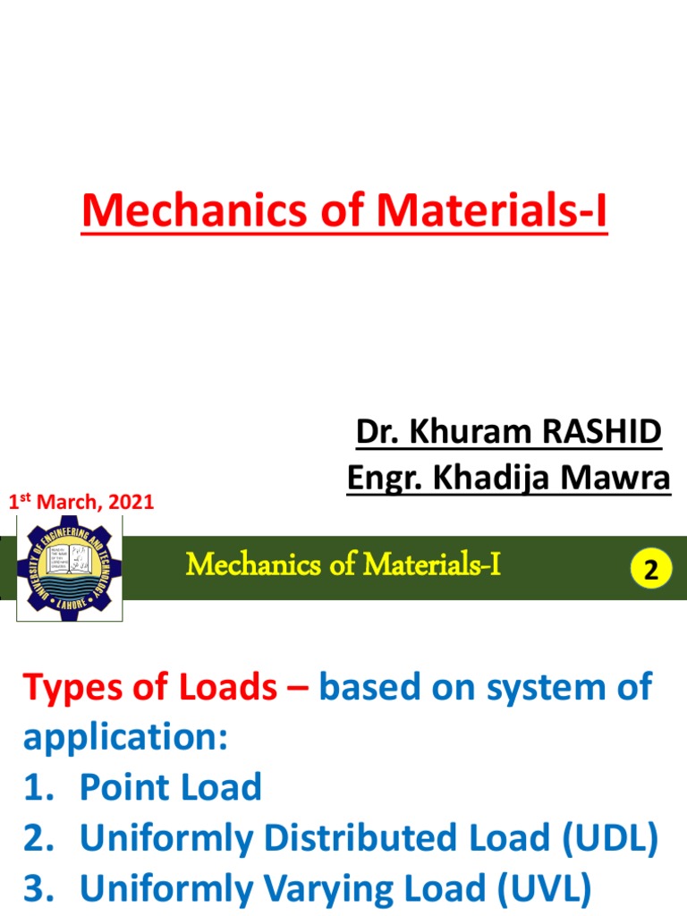 An Introduction to the Fundamental Concepts of Mechanics of Materials-I ...
