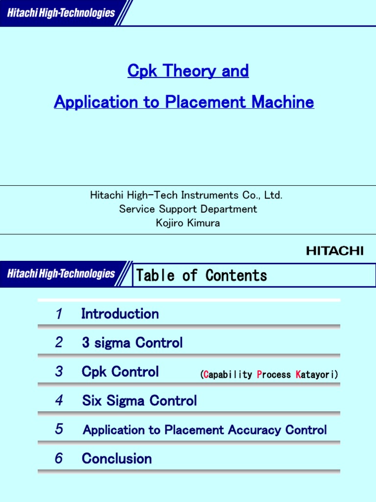 Theory of 3 Sigma N 6 Sigma and Use For SMT | PDF | Standard Deviation ...
