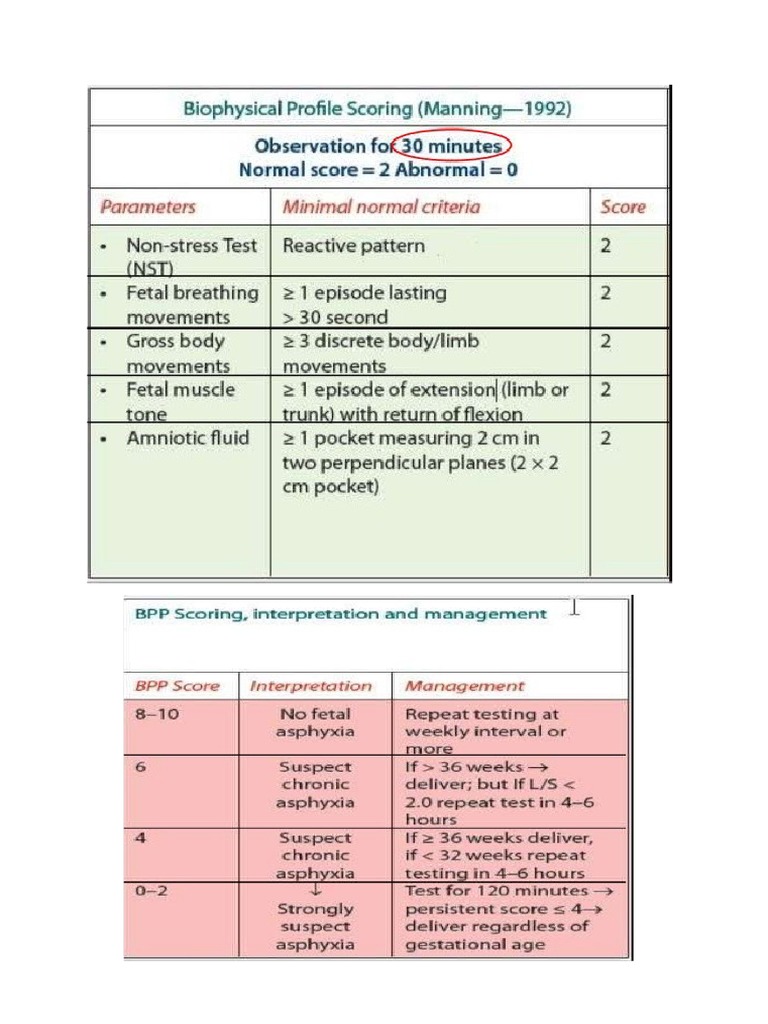 Manning Score BPP | PDF
