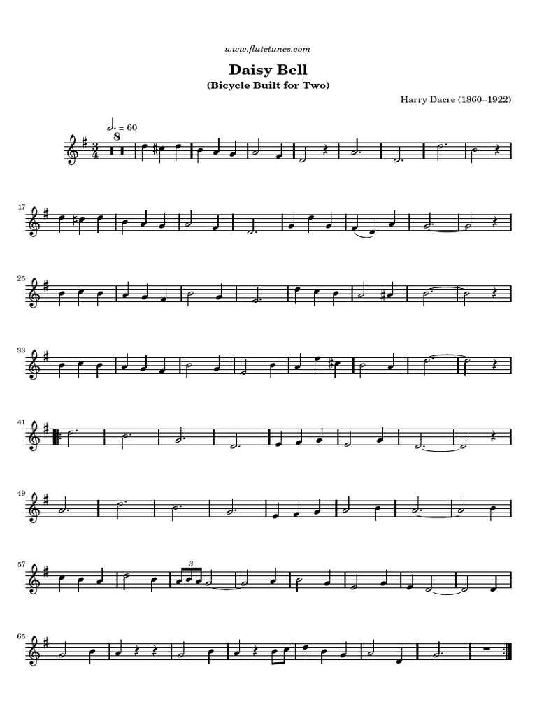 Daisy Bell | PDF