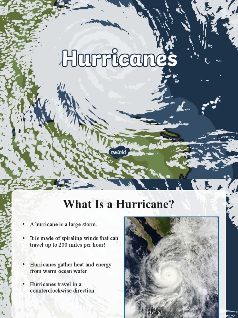 Hurricanes PowerPoint | PDF | Eye (Cyclone) | Tropical Cyclones