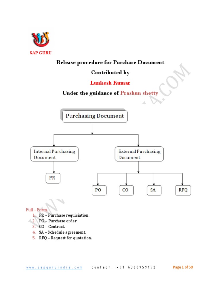SAP Guide For Release Procedure | PDF | Business | Economies