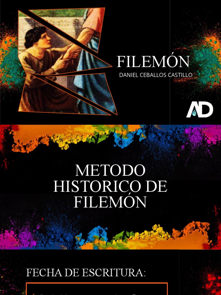 Filemón Presentación - Metodo Historico | PDF | Pablo el apóstol ...