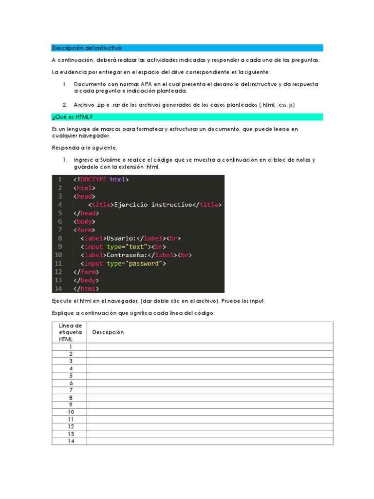 Instructivo Integración Htmlcssjs 2020 Pdf Html Script Java