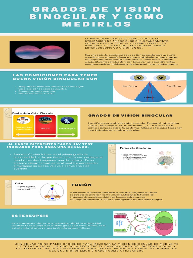 Grados de Visión Binocular y Como Medirlos | PDF