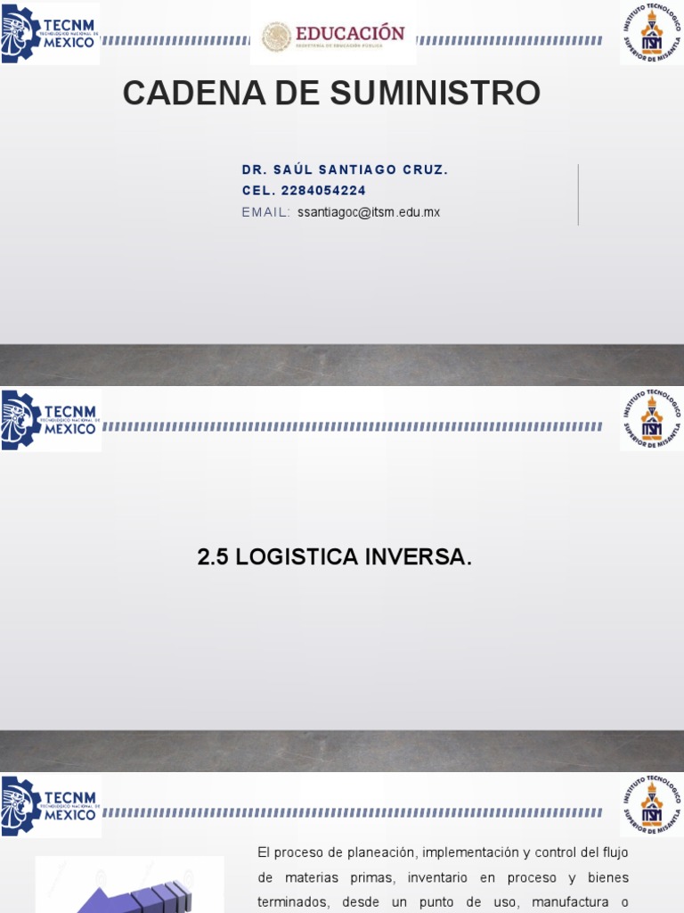 2.5 Logistica Inversa | PDF | Logística | Gestión de la cadena de ...