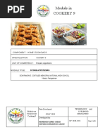 TLE G 9 Module 6 Cookery Lesson 6 Store Appetizers | PDF | Refrigerator ...