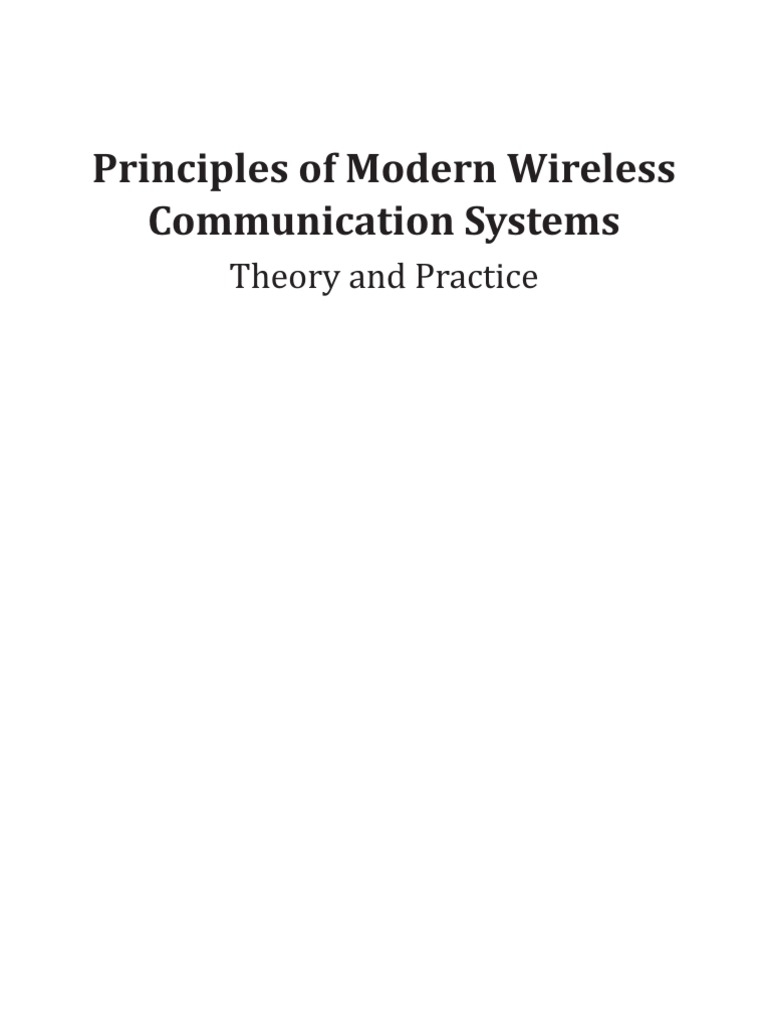 Principles of Modern Wireless Communications Systems 9781259029578 ...
