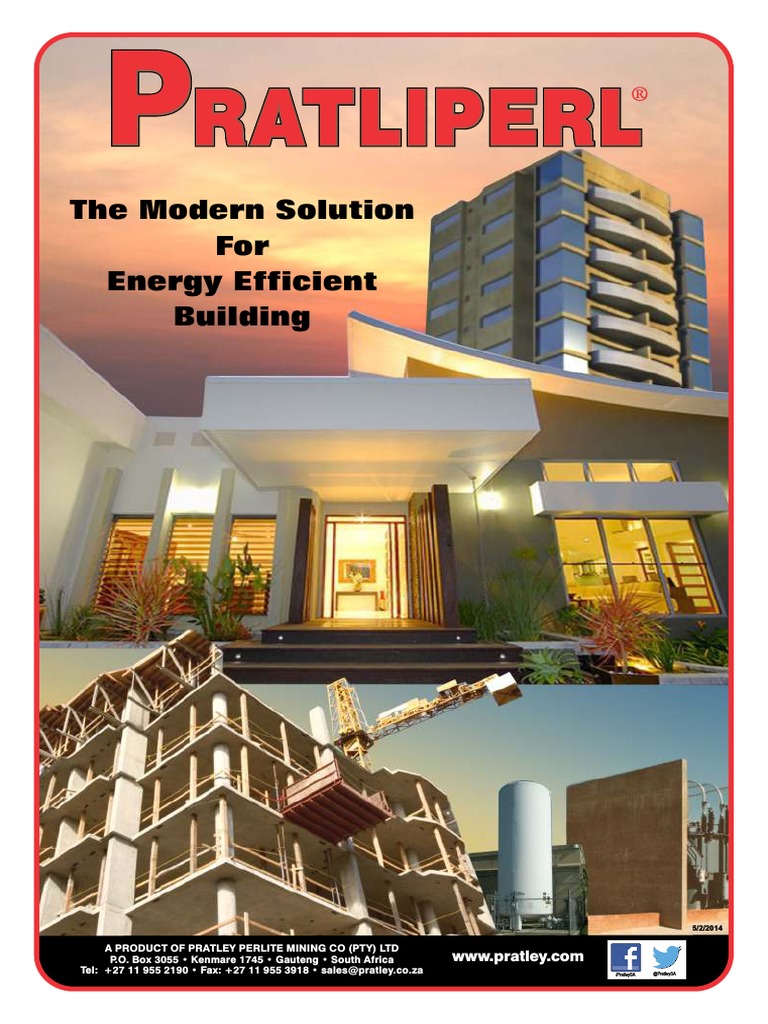 Pratliperl: Eco-Friendly Insulating Solution | PDF | Plaster | Concrete