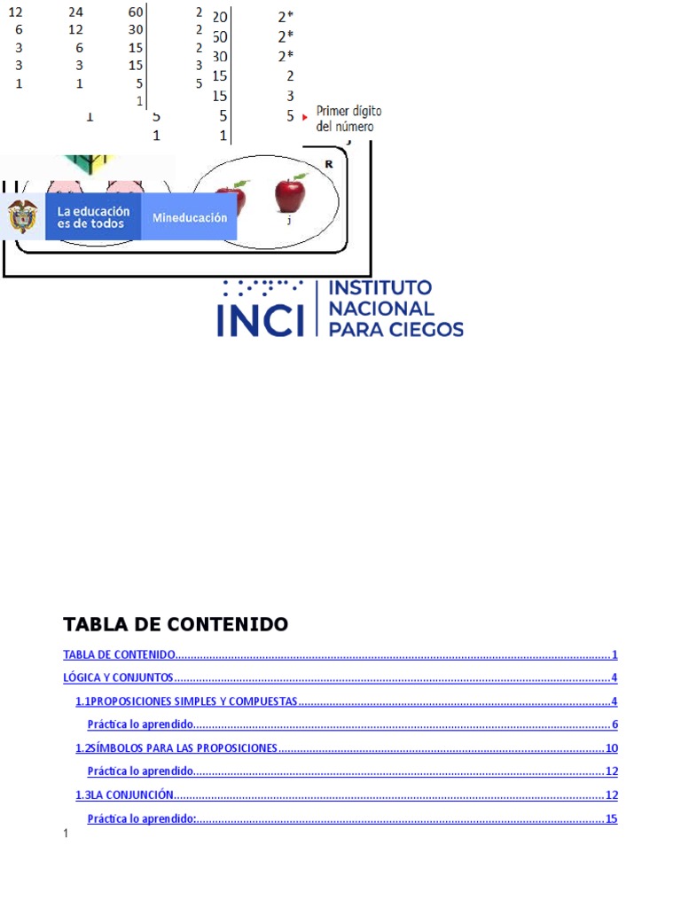 06 - Modulo Matematicas Sexto | PDF | Proposición | Enseñanza de matemática