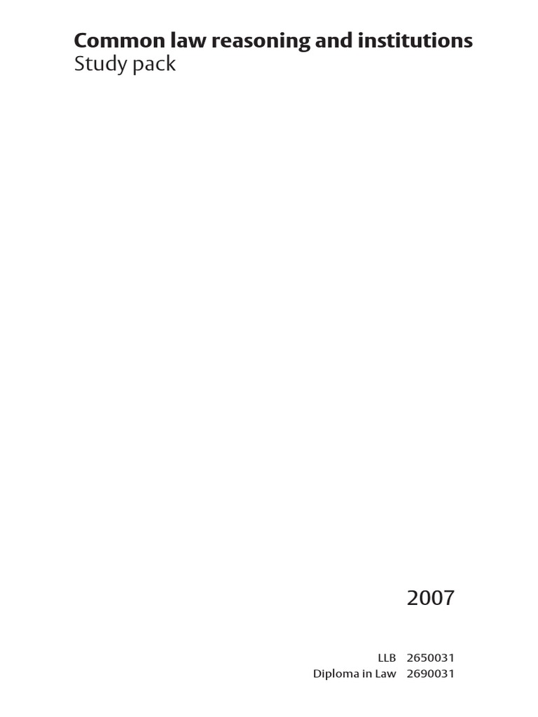 Clri 2007 - Study Pack Full | PDF | Prosecutor | Discovery (Law)