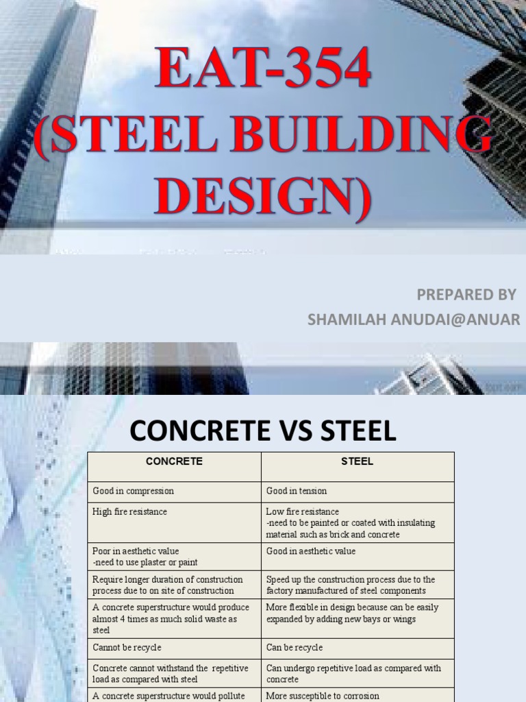 STEEL STRUCTURE (Introduction) | PDF | Steel | Strength Of Materials