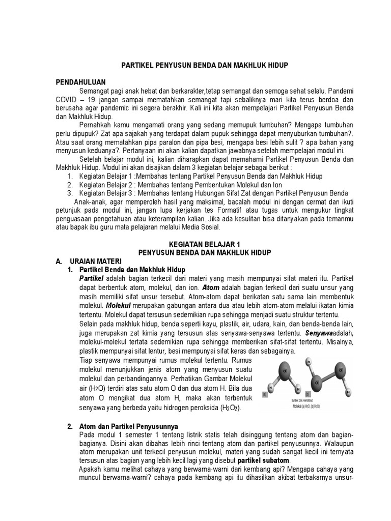 Belajar Partikel dan Atom | PDF | Metode & Bahan Ajar