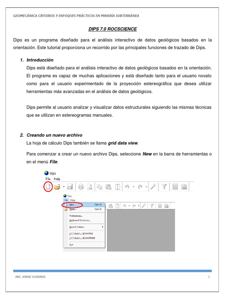 Tutorial Dips | PDF | Fricción | Geometria plana)