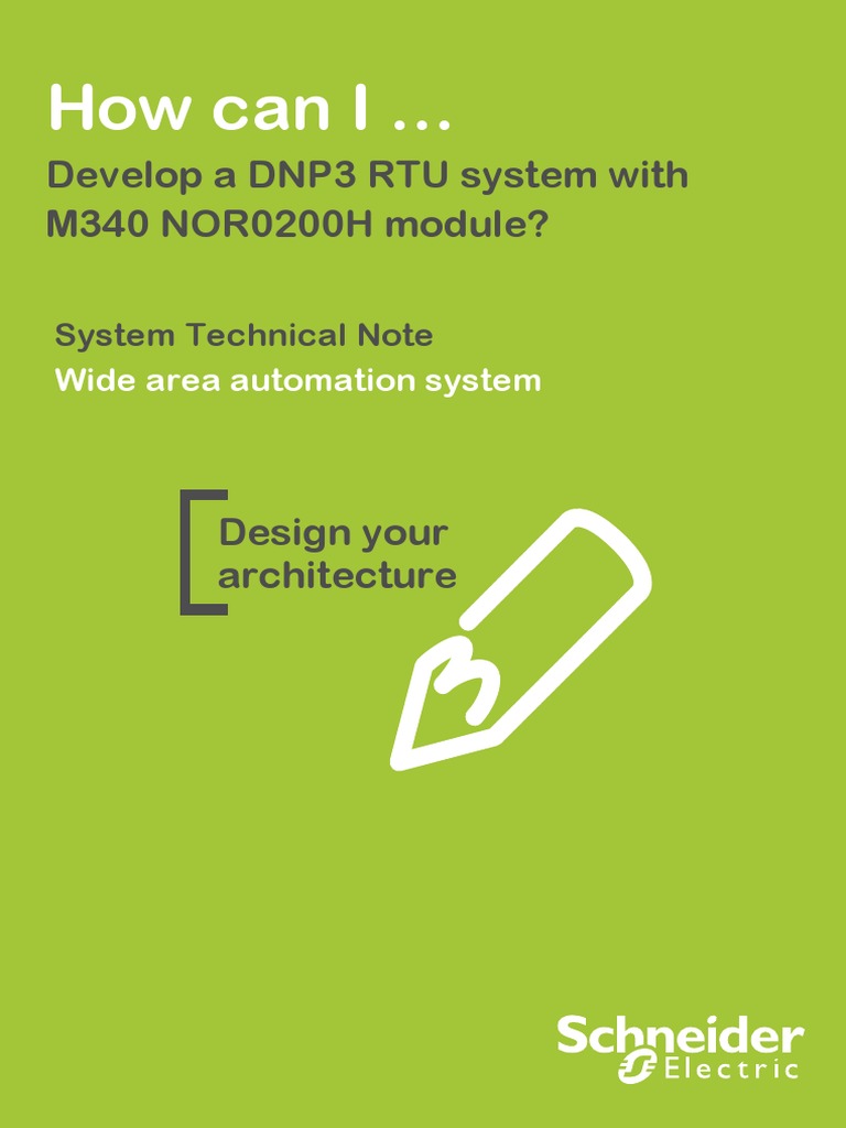Howcani : Develop A Dnp3 Rtu System With M340 Nor0200H Module? | PDF ...