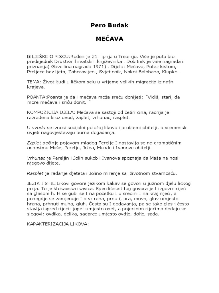 Mecava Verzija 1 | PDF