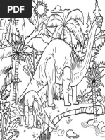 Mewarnai Dinosaurus 1 | PDF