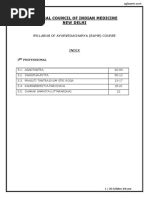 NCISM Syllabus | PDF | Cognition | Cognitive Science