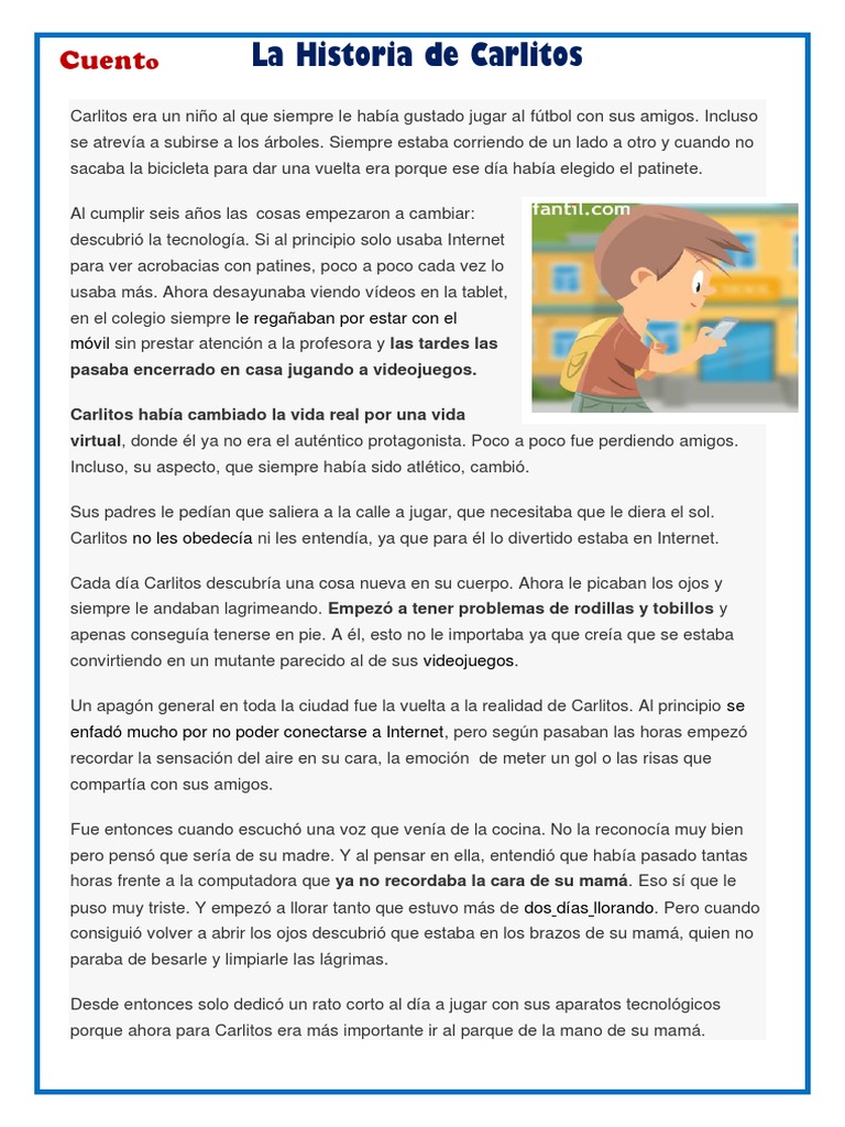 Cuento Carlitos | PDF