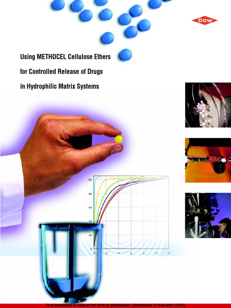METHOCEL Cellulose Ethers for Drug Release | PDF | Tablet (Pharmacy ...