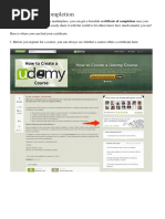 Download Udemy Completion Certificate | PDF