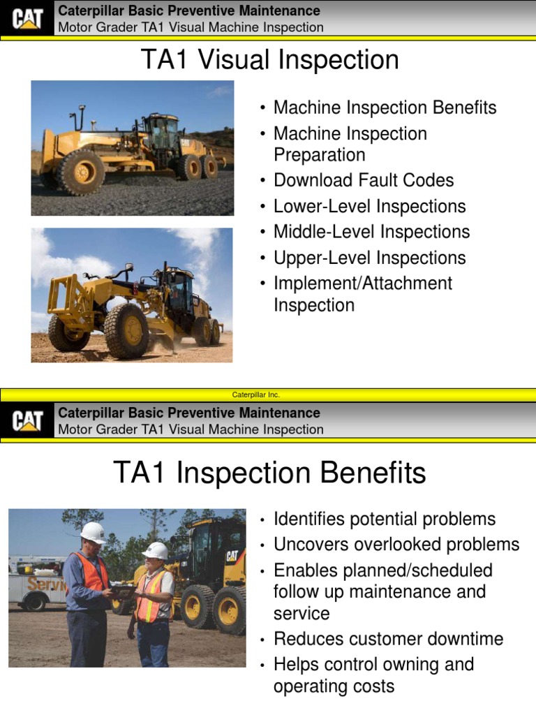 TA1 Visual Inspection | PDF | Axle | Turbocharger