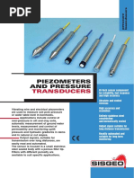 Piezometer Manual-2022 | PDF | Pressure Measurement | Calibration