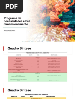 Programa de Necessidades | PDF | Science | Engenharia
