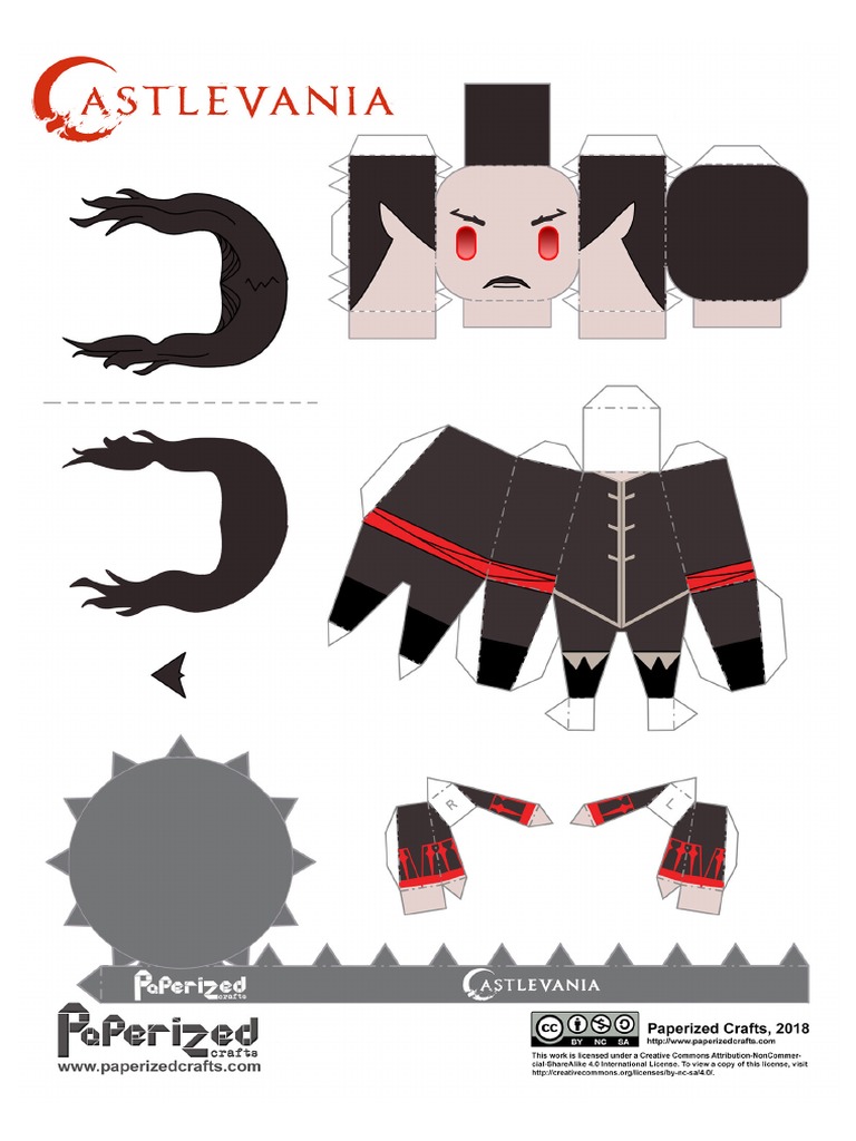 Castlevania - Dracula Papercraft | PDF