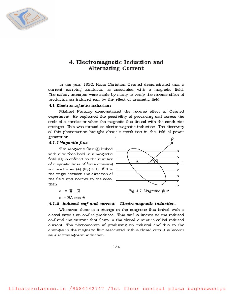 Electromagnetic Induction and Alternating Current | PDF | Electromagnetic Induction | Transformer