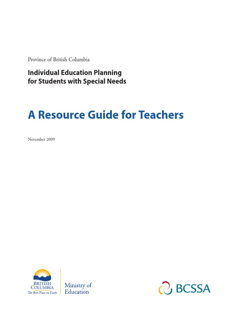 Iep Resource Guide For Teachers | PDF | Individualized Education ...
