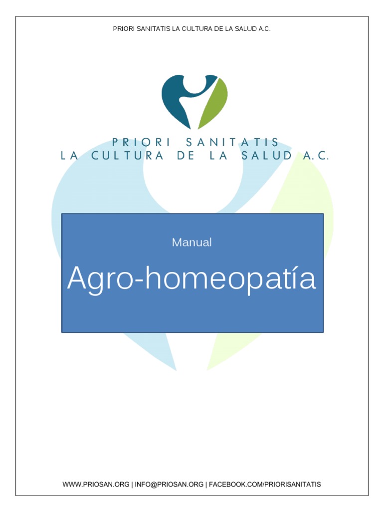 Guía de Agrohomeopatía para Cultivos | PDF | Salud y bienestar | Medicina