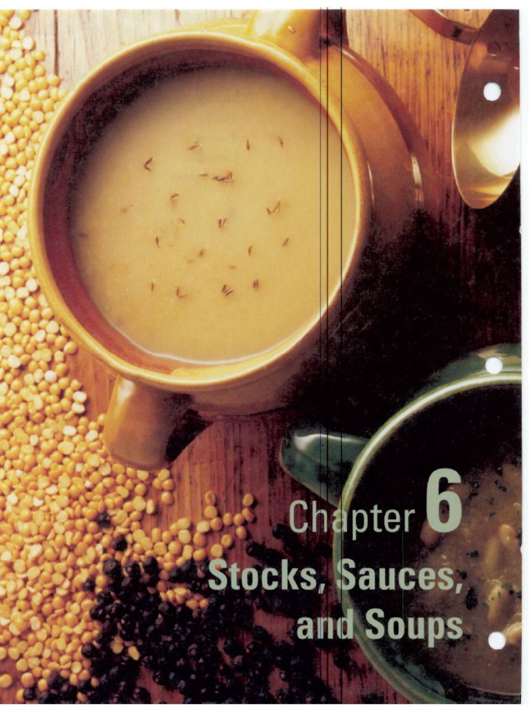 CH 6 Stocks Sauces and Soups | PDF