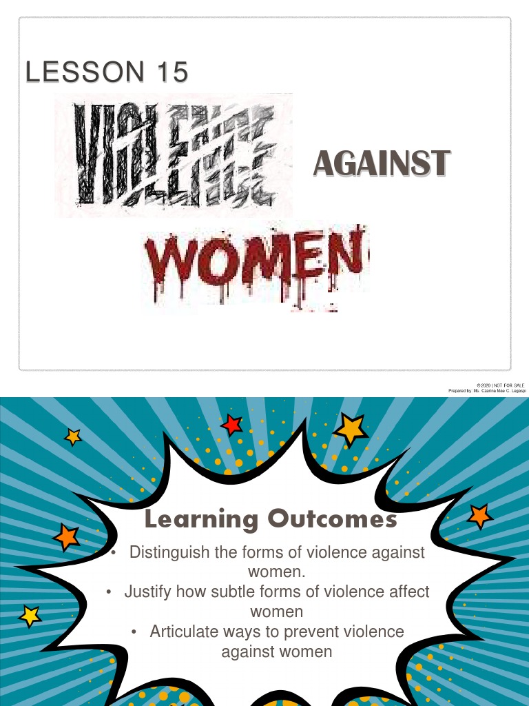 Lesson 15 | PDF | Violence | Domestic Violence