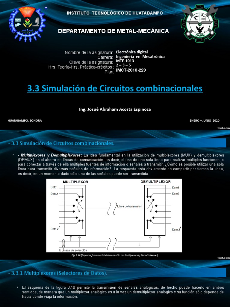 3.3 Simulación de Circuitos Combinacionales | PDF | Tecnología de ...