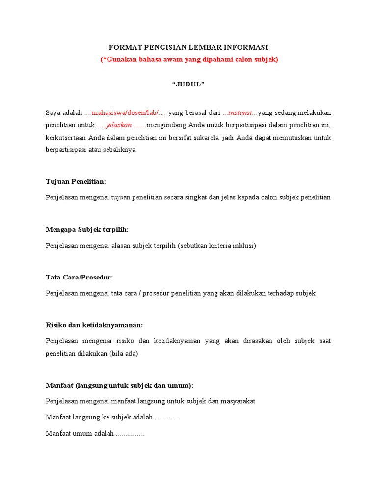 5fdc29112dcca - Form 3. PSP - Informed Consent KEP FK Unand | PDF