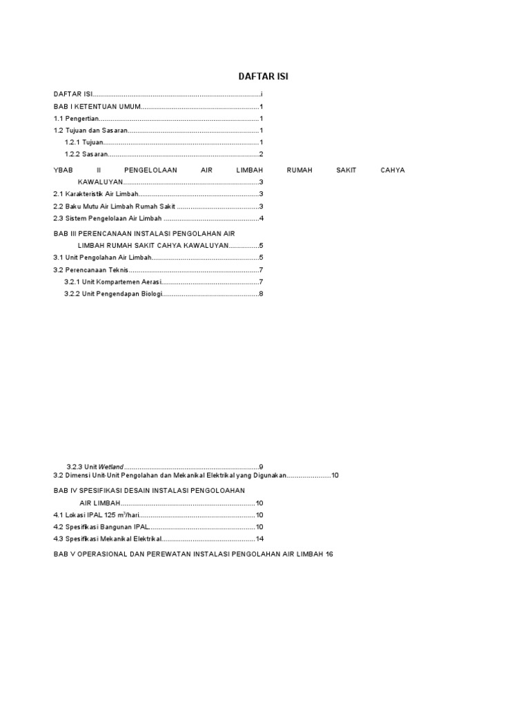 Daftar Isi Manual Book | PDF