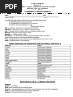 Answer Key Final Exam Carpentry | PDF | Tools | Crafts