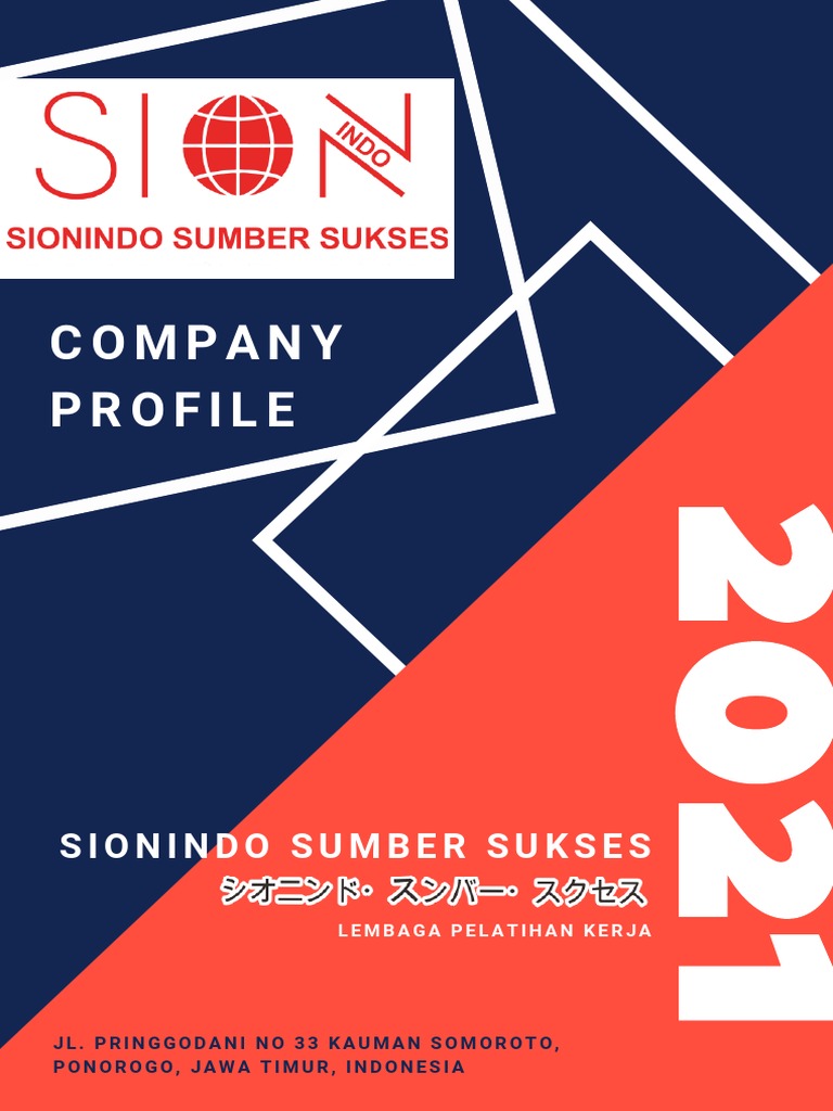 Profil LPK Sionindo 2021 | PDF