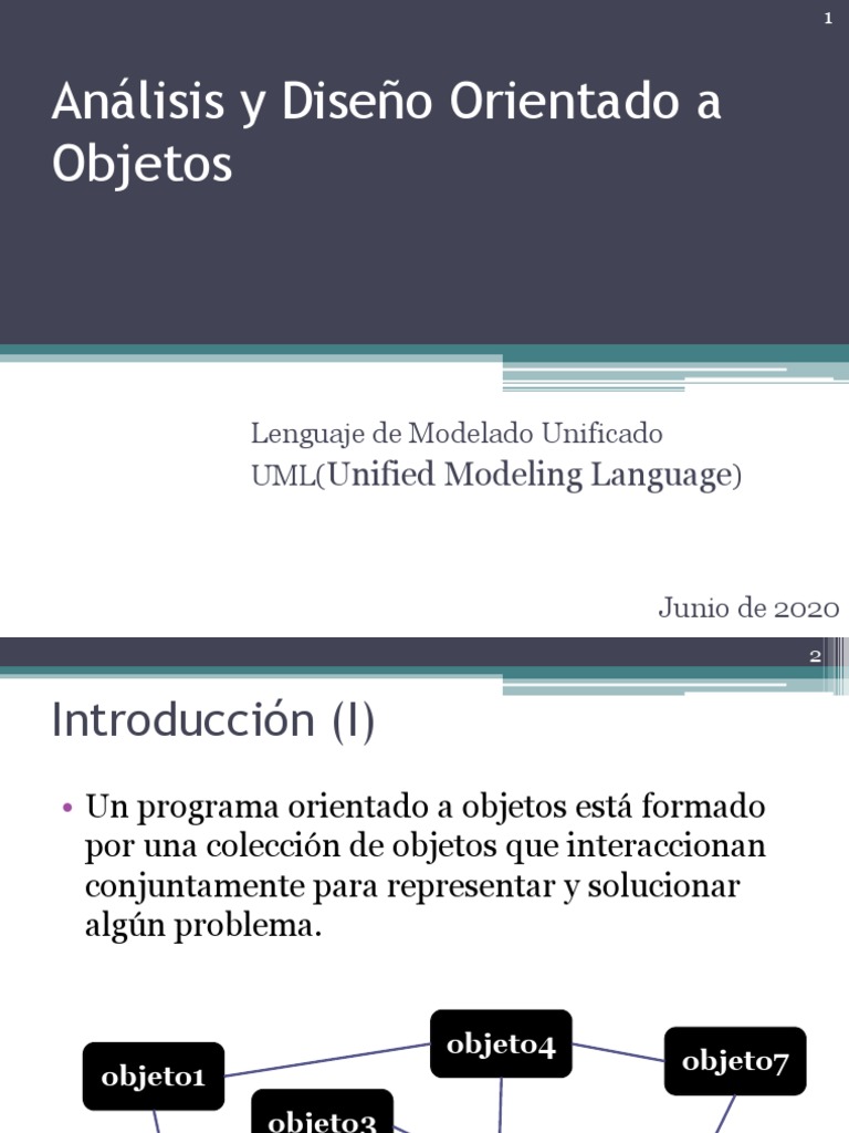 2 1 Uml | PDF | Objeto (informática) | Lenguaje de modelado unificado