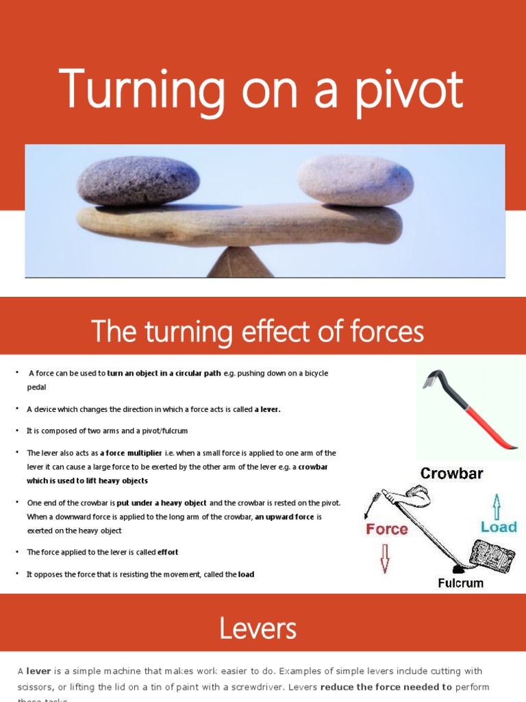 Turning On A Pivot | Download Free PDF | Lever | Force