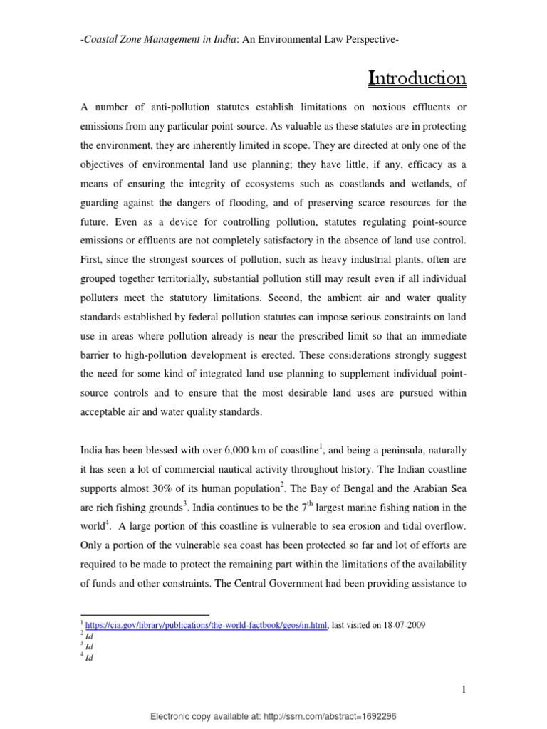 Coastal Management | PDF | Aquaculture | Environmental Law