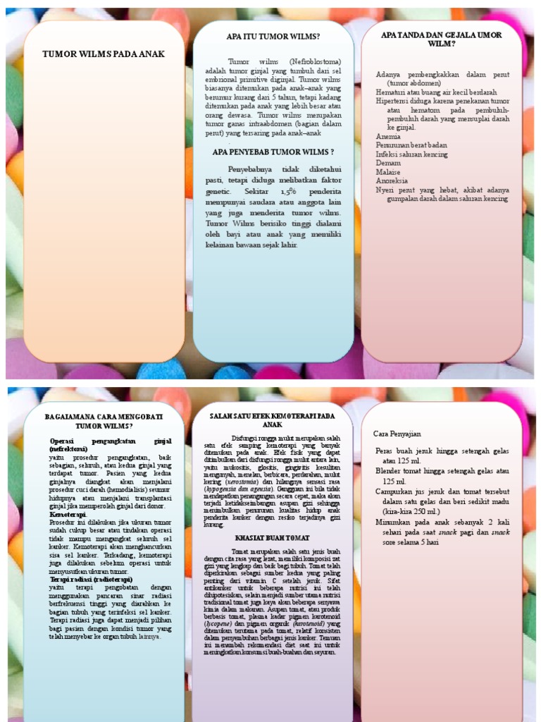 Leaflet Tumor Wilms | PDF