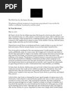 A Letter To My Nephew - James Baldwin | PDF