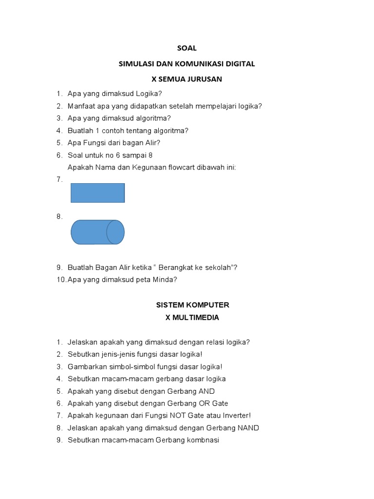 SOAL PTS Fix | PDF
