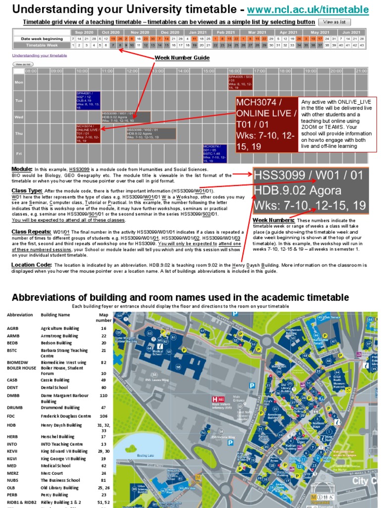 Timetable Grid View of A Teaching Timetable - Timetables Can Be Viewed ...