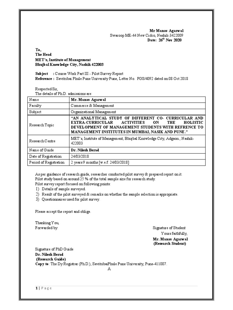 Course Word III Pilot Report - Compressed | PDF | Survey Methodology ...