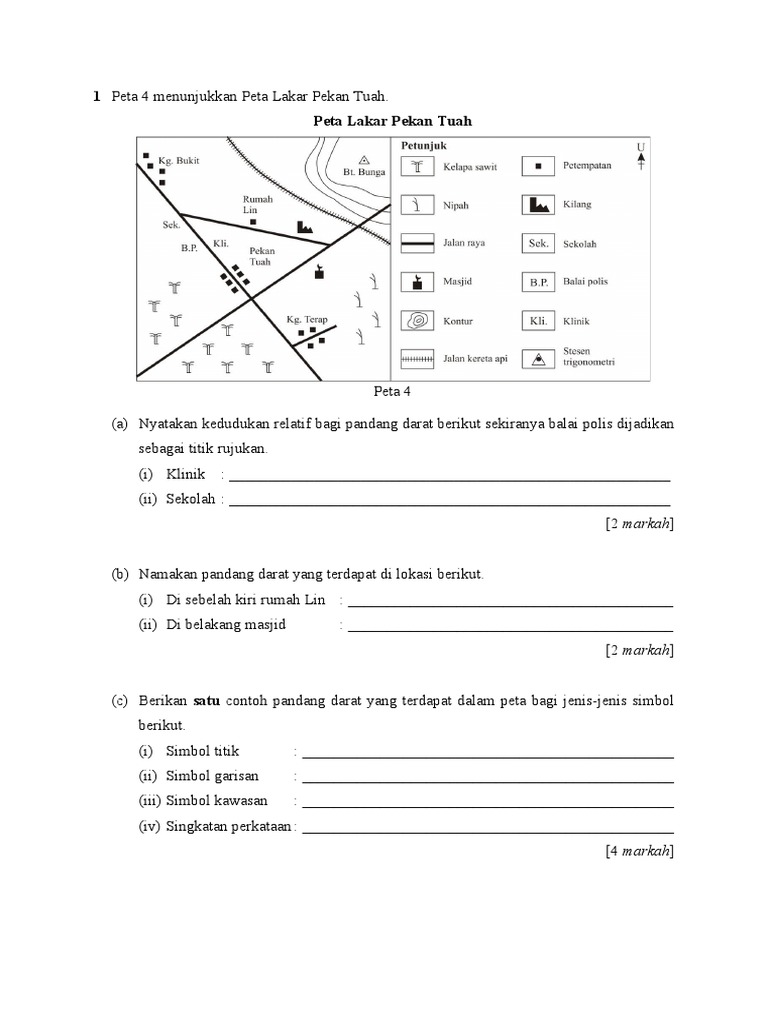 Latihan Peta Lakar | PDF