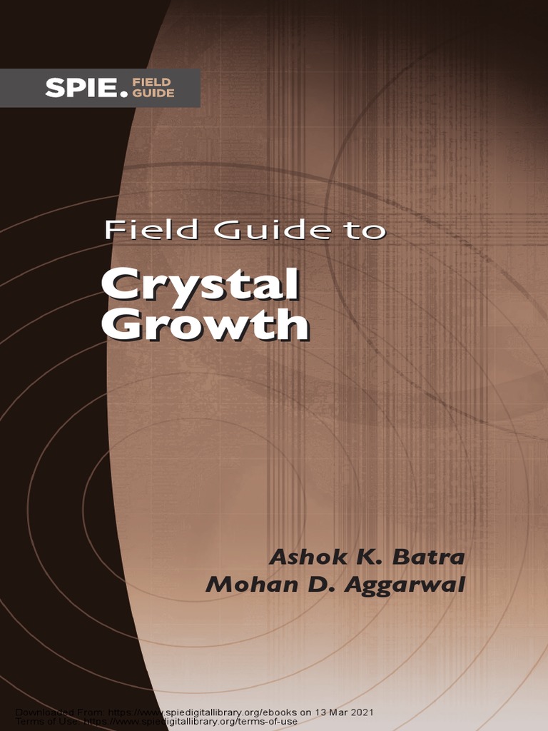 Crystal Growth | PDF | Crystal Structure | Crystallographic Defect